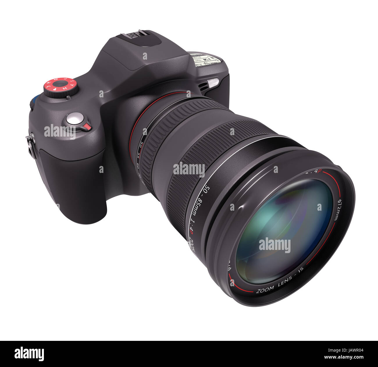 Professional camera over white. Exclusive Design (Design Concept Stock ...