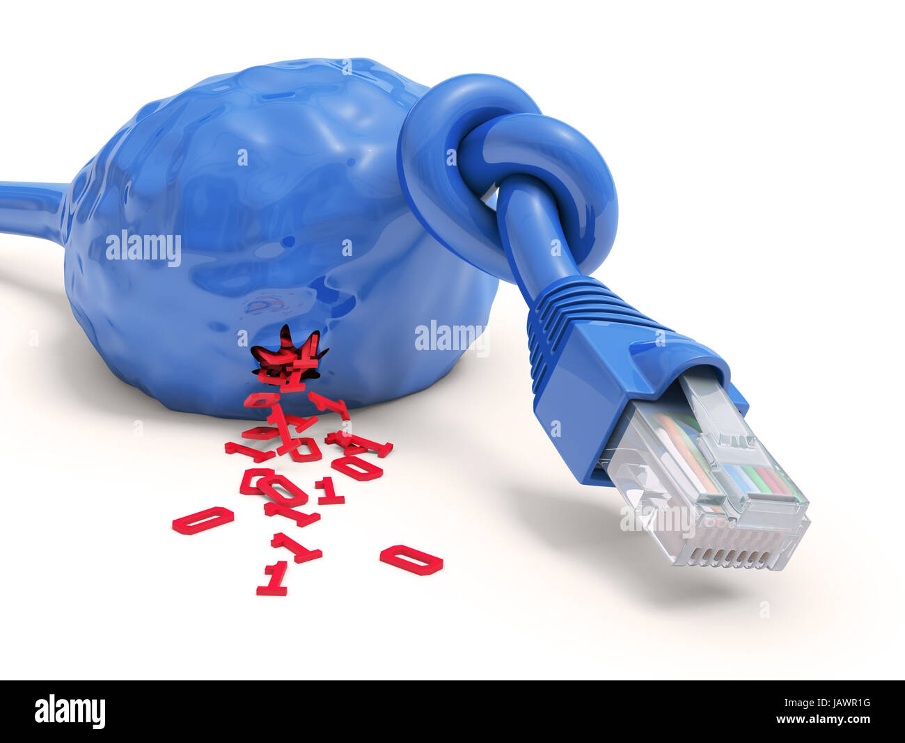 Cable modem with connectors Cut Out Stock Images & Pictures - Alamy