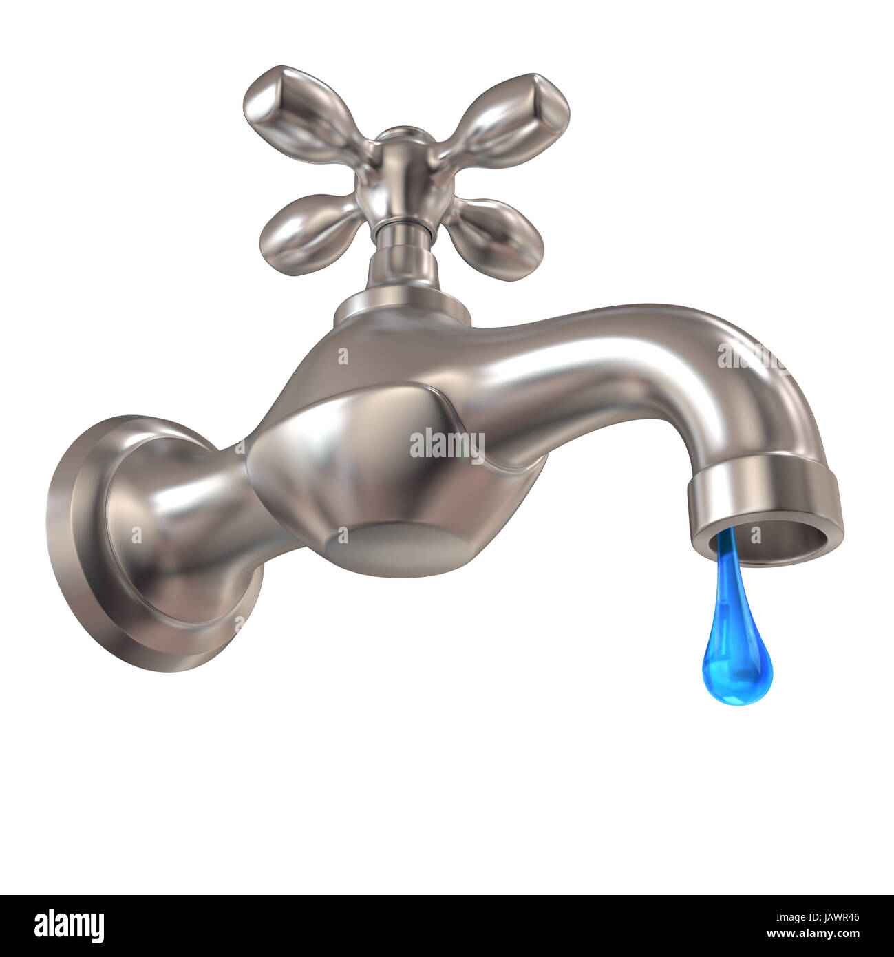 The last drop of water. Concept of water waste Stock Photo - Alamy