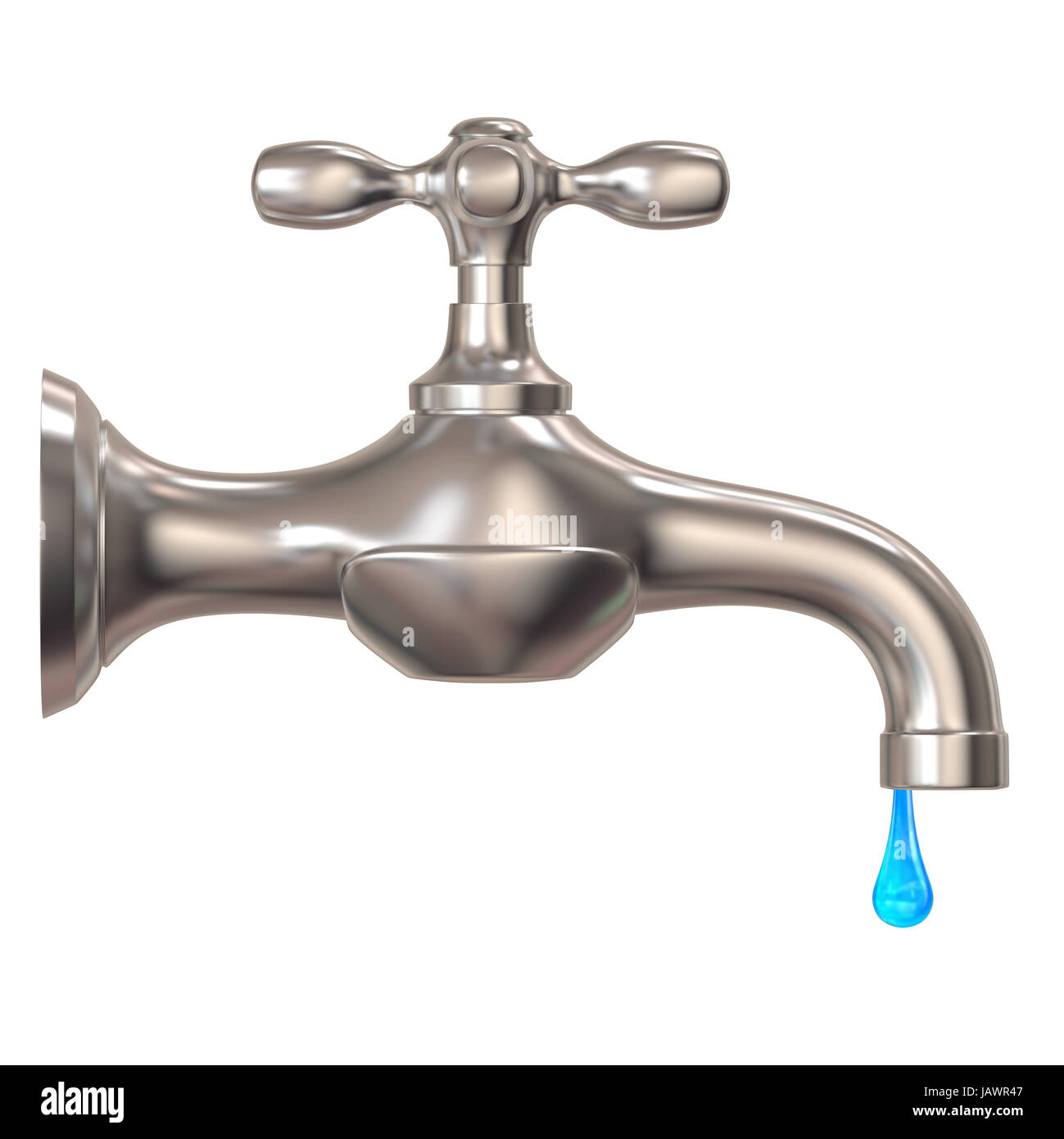 The last drop of water. Concept of water waste Stock Photo - Alamy