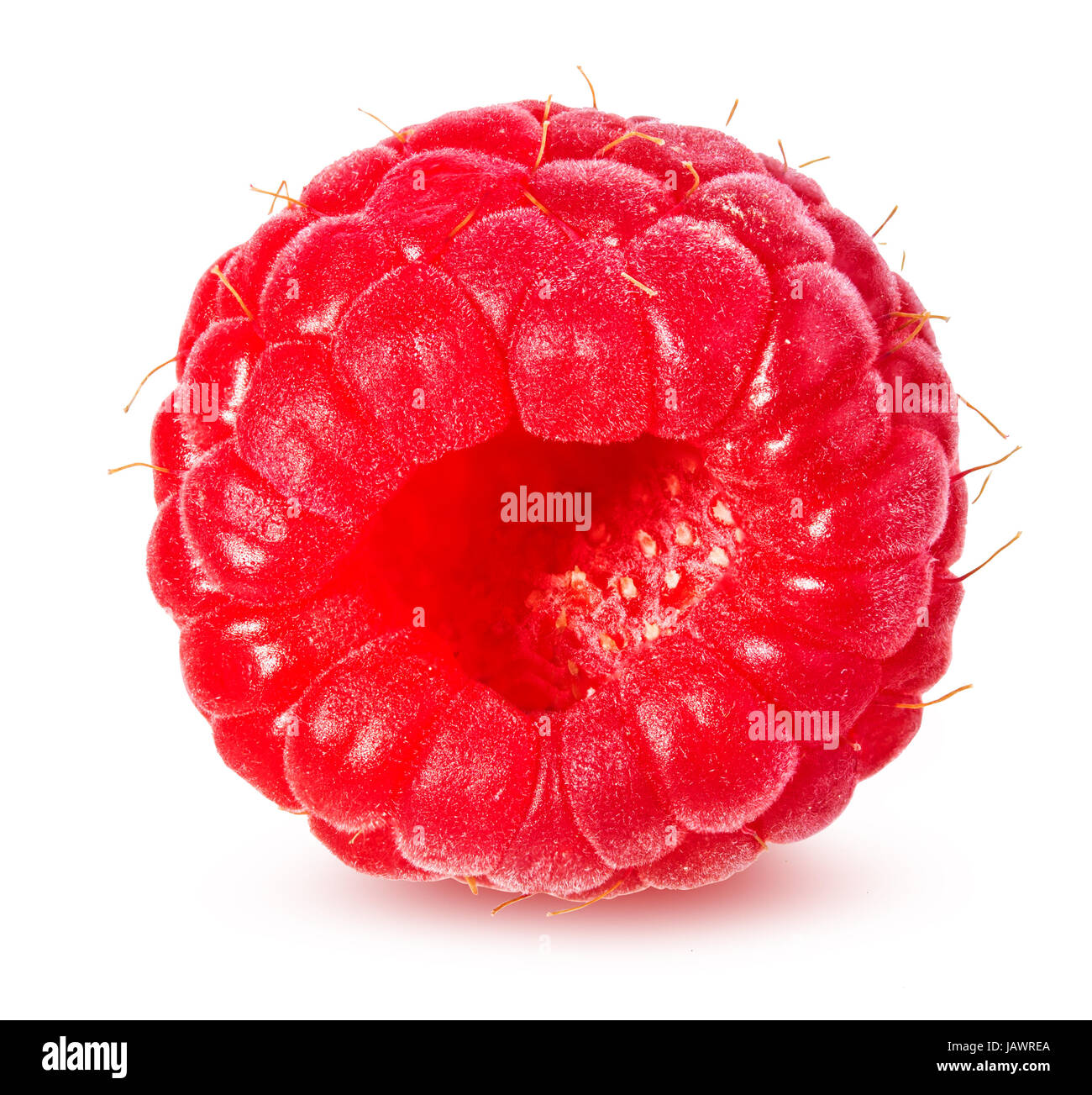 Raspberry isolated on white background Stock Photo - Alamy
