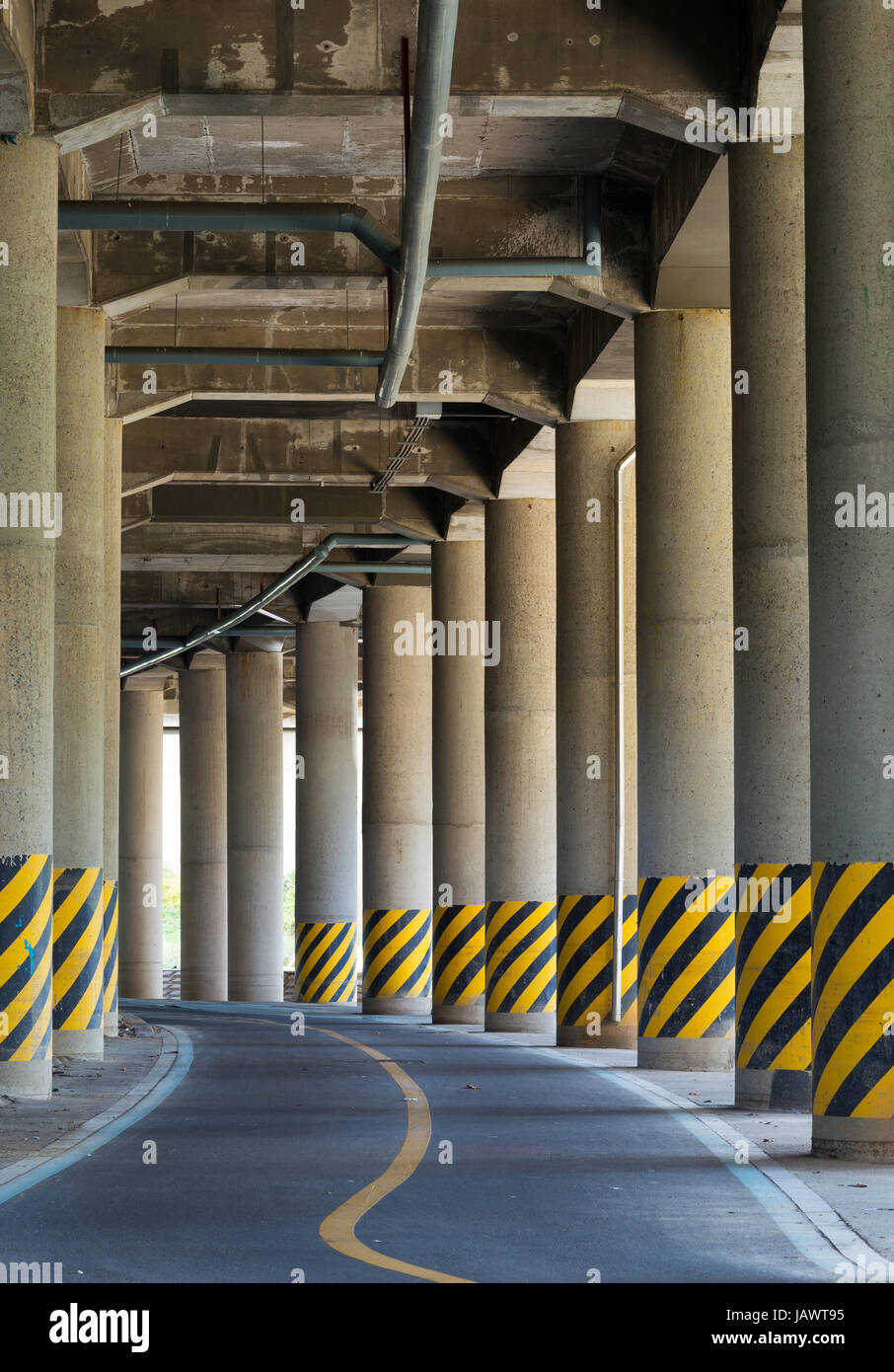 The view under the viaduct Stock Photo - Alamy