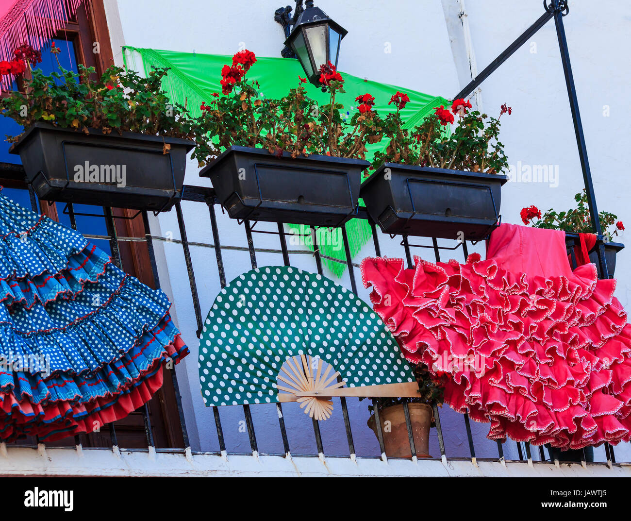 Spanish window design hi-res stock photography and images - Alamy