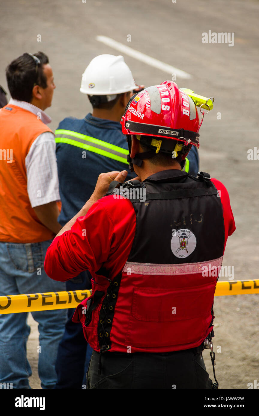 Fire men sitting in fire truck hi-res stock photography and images - Alamy