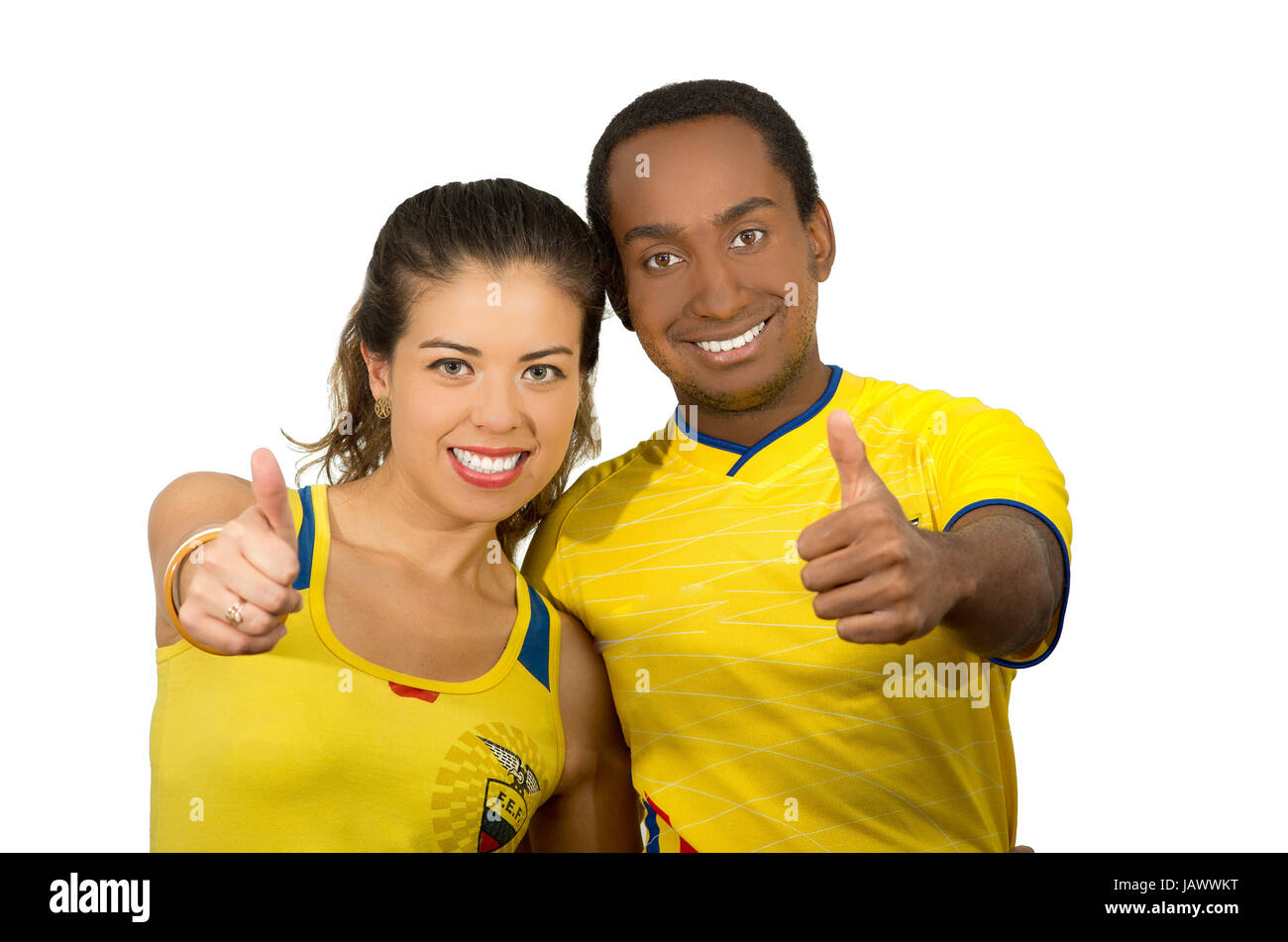 QUITO, ECUADOR - MAY 06, 2017: Young ecuadorian couple wearing official ...