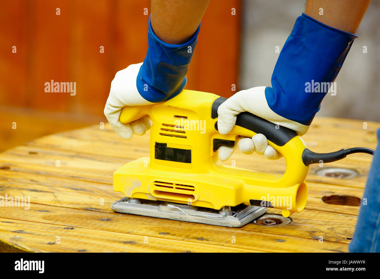 Wood floor sander hi-res stock photography and images - Alamy