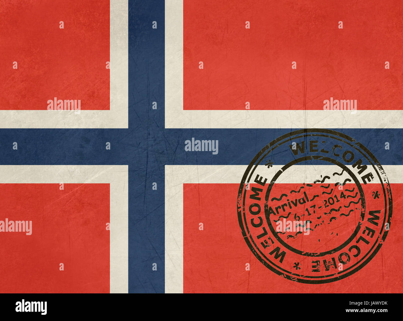 Norway passport stamp hi-res stock photography and images - Alamy