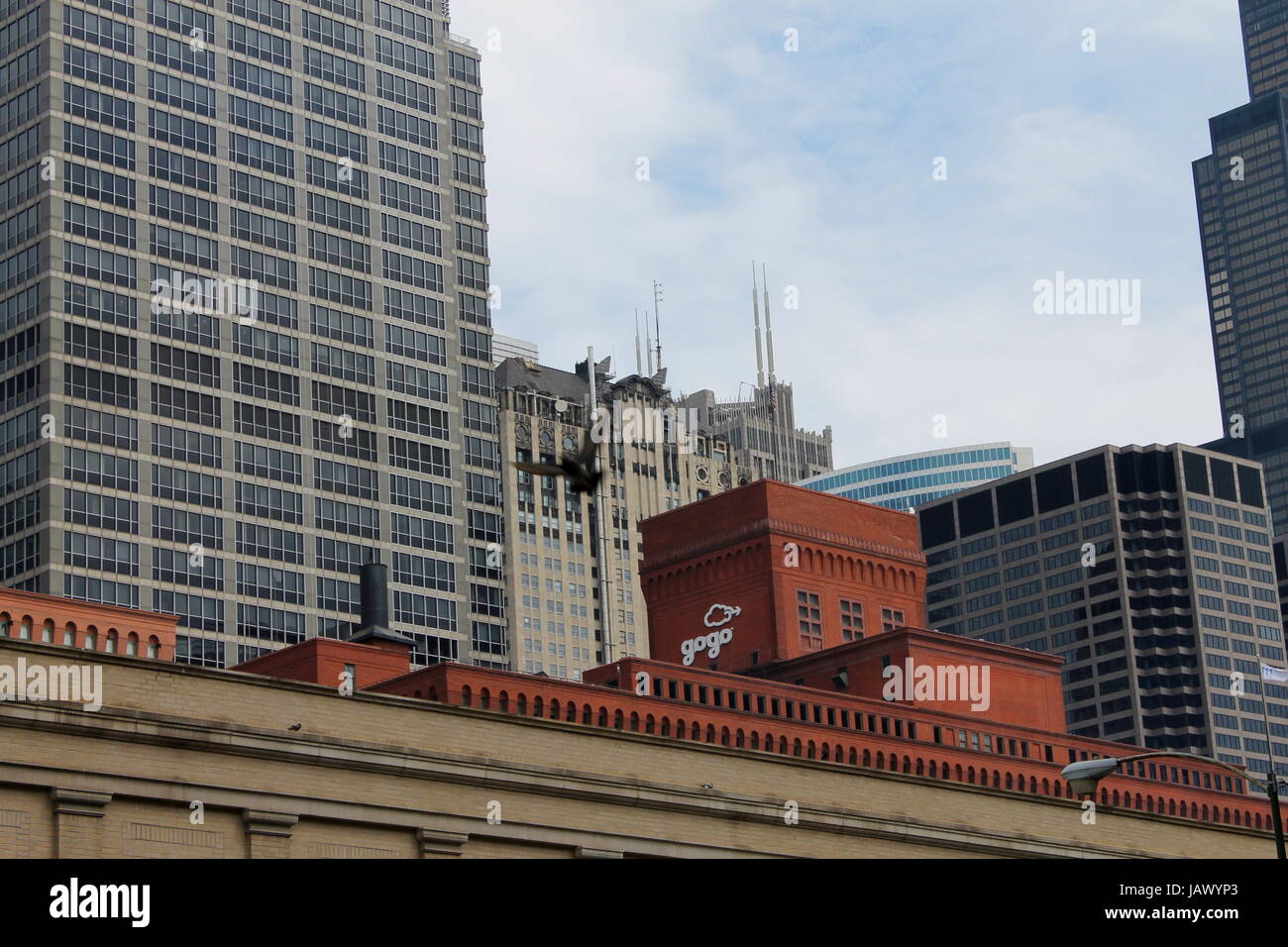 Buildings in the West Loop in Chicago Illinois USA Stock Photo - Alamy