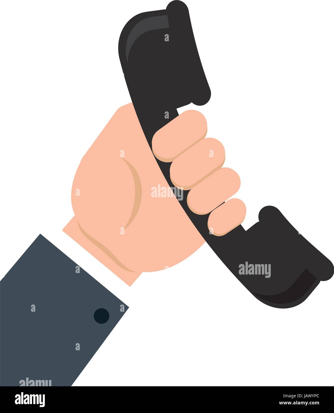 hand holding a phone icon Stock Vector Image & Art - Alamy