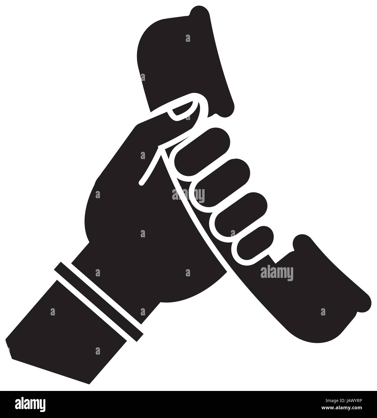 hand holding a phone icon Stock Vector Image & Art - Alamy