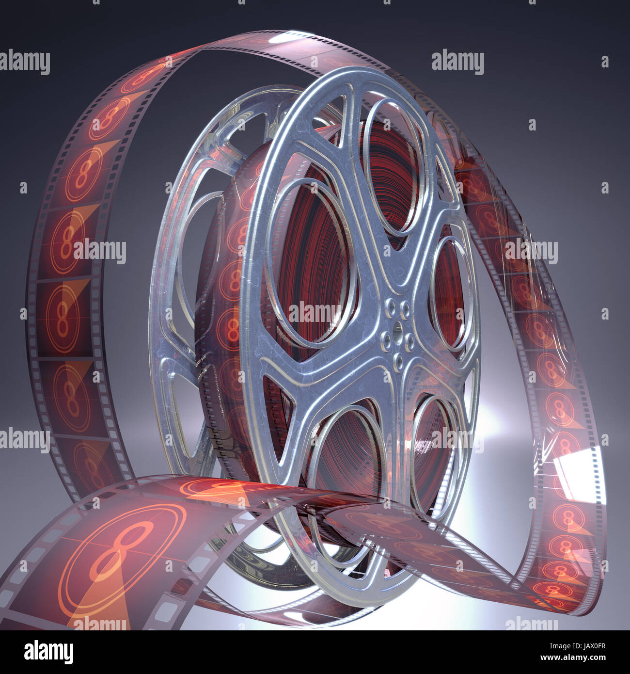 Film reel countdown hi-res stock photography and images - Alamy