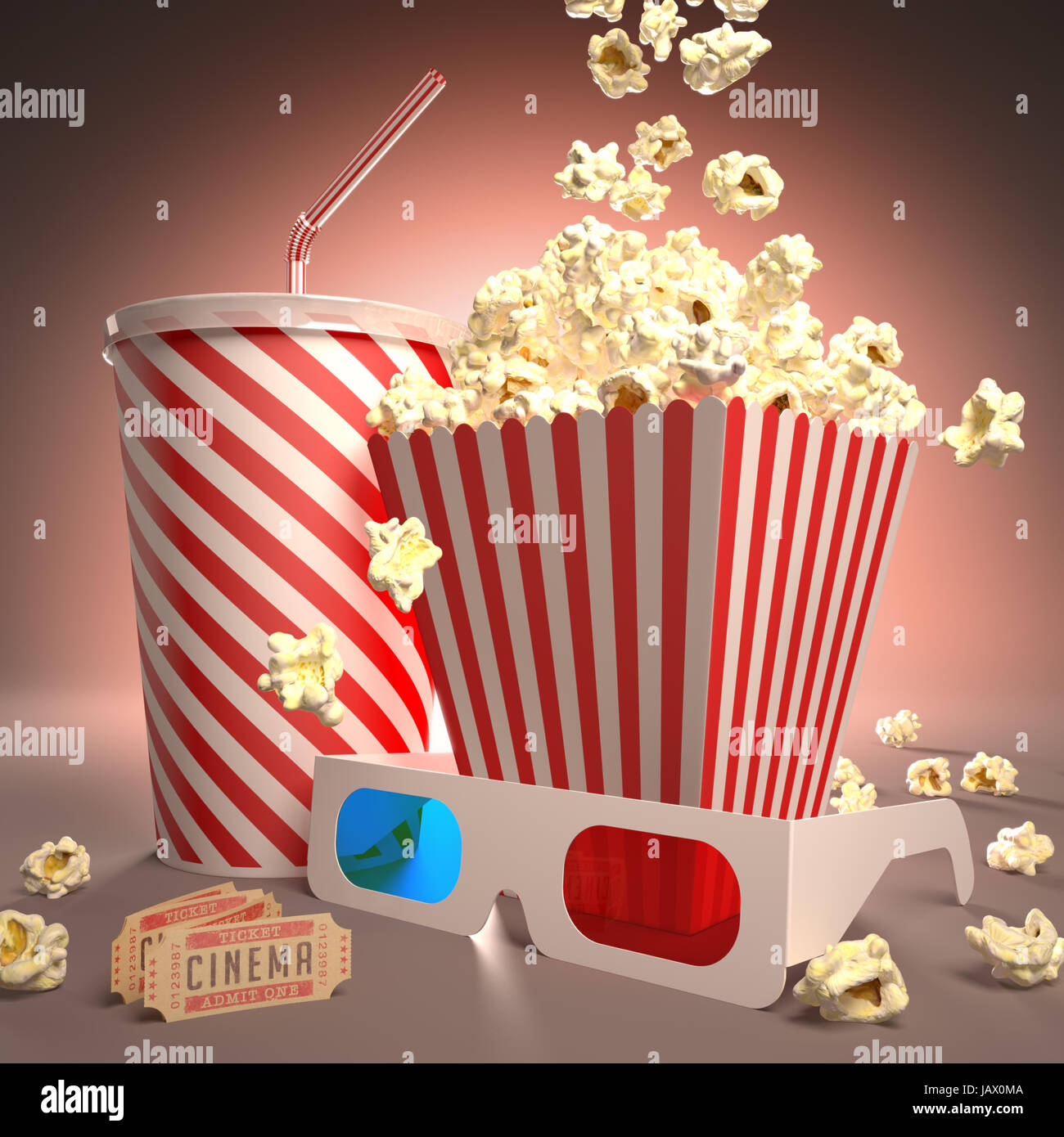 Movie Popcorn And Soda