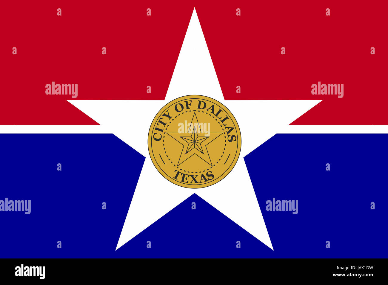 united states of america country dallas city flag Stock Photo - Alamy