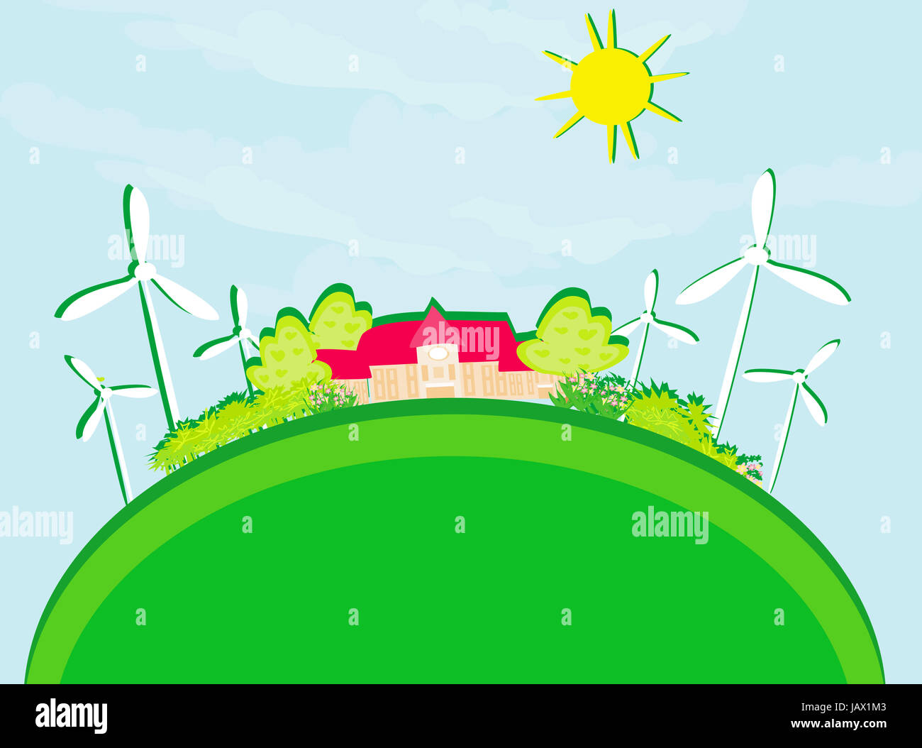 Eco farming - landscapes Stock Photo - Alamy