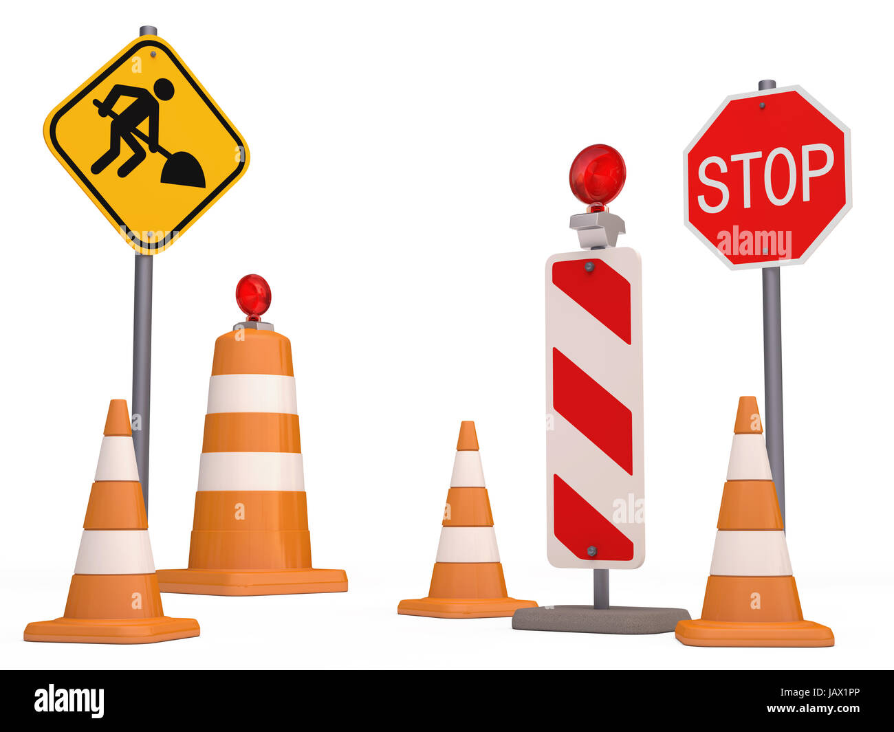 Road signs on highway on Cut Out Stock Images & Pictures - Alamy