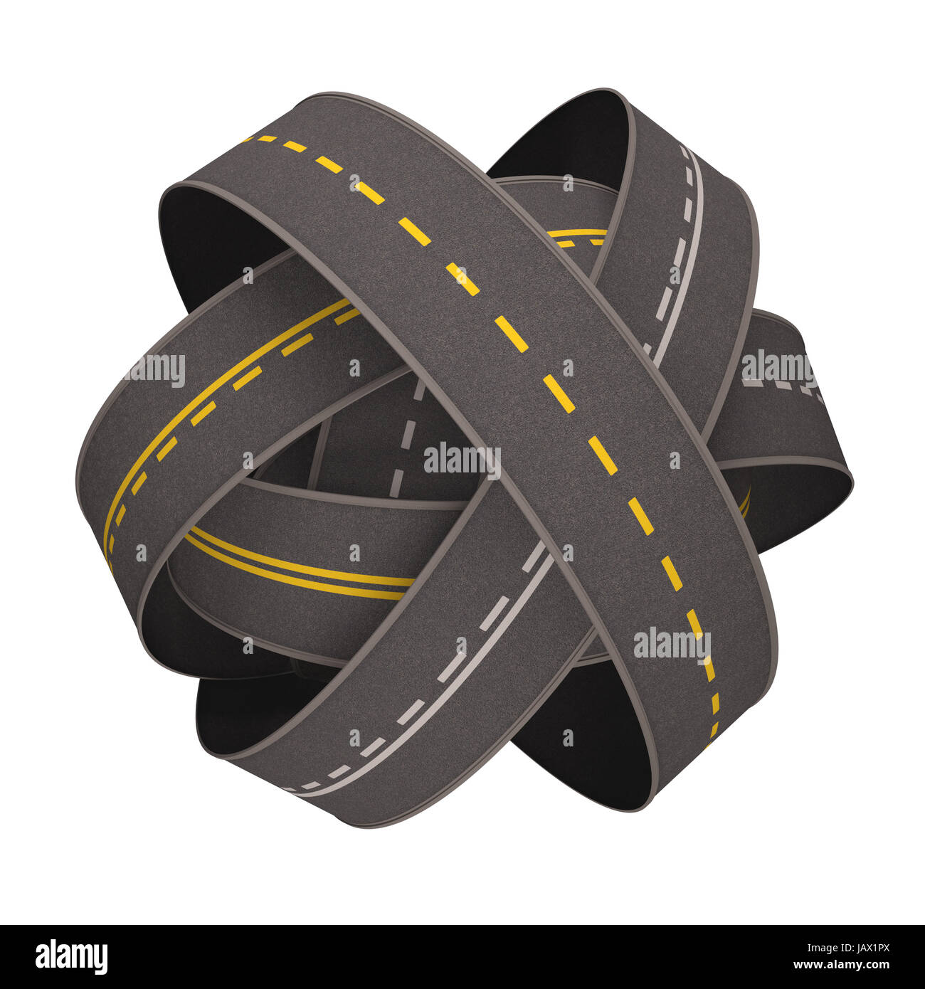 Asphalt and roadway Cut Out Stock Images & Pictures - Alamy