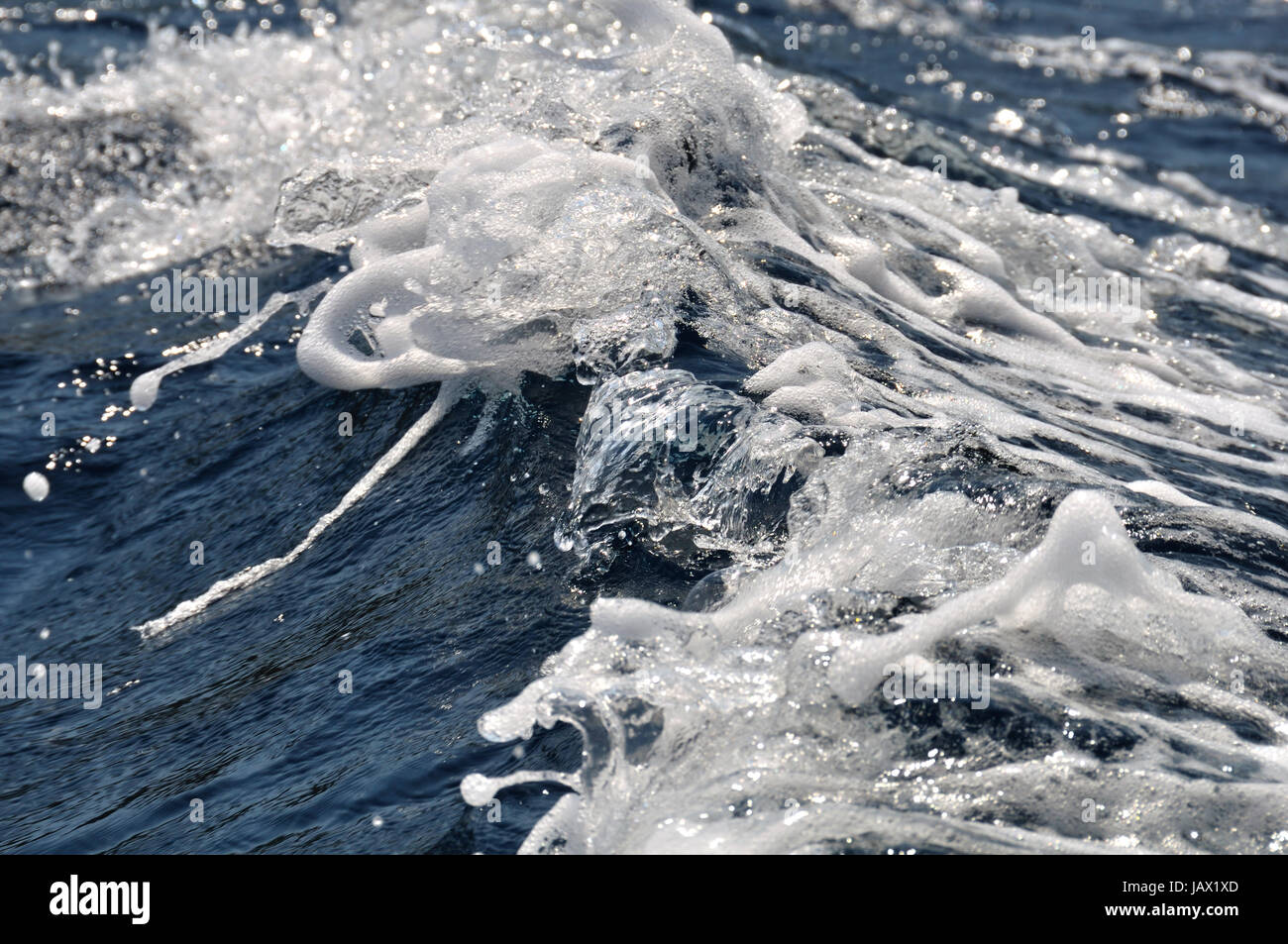 Sea waves abstract nature splashing water background Stock Photo - Alamy