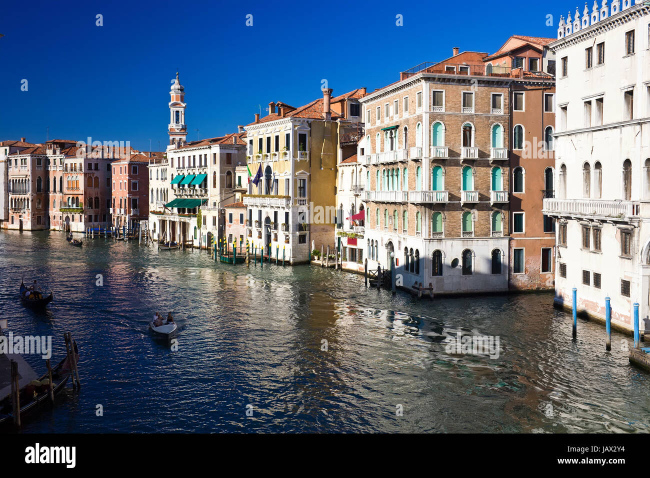 Beautiful view of famous Grand Canal in Venice, Italy Stock Photo - Alamy