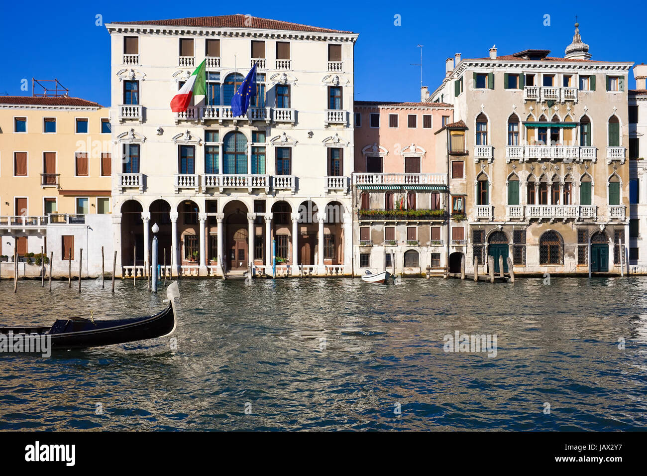 Beautiful view of famous Grand Canal in Venice, Italy Stock Photo - Alamy