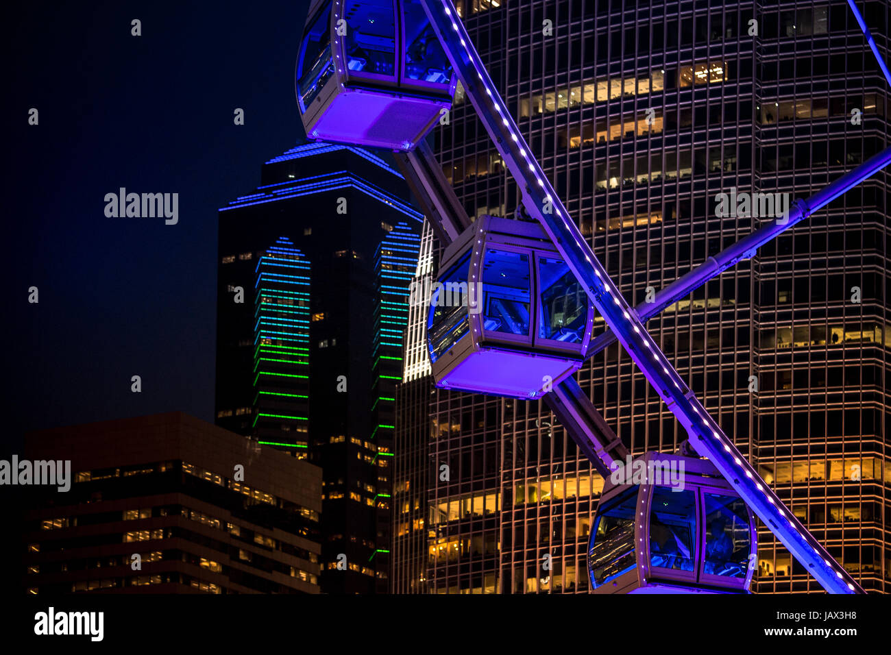 Office building window close up at night Stock Photo - Alamy