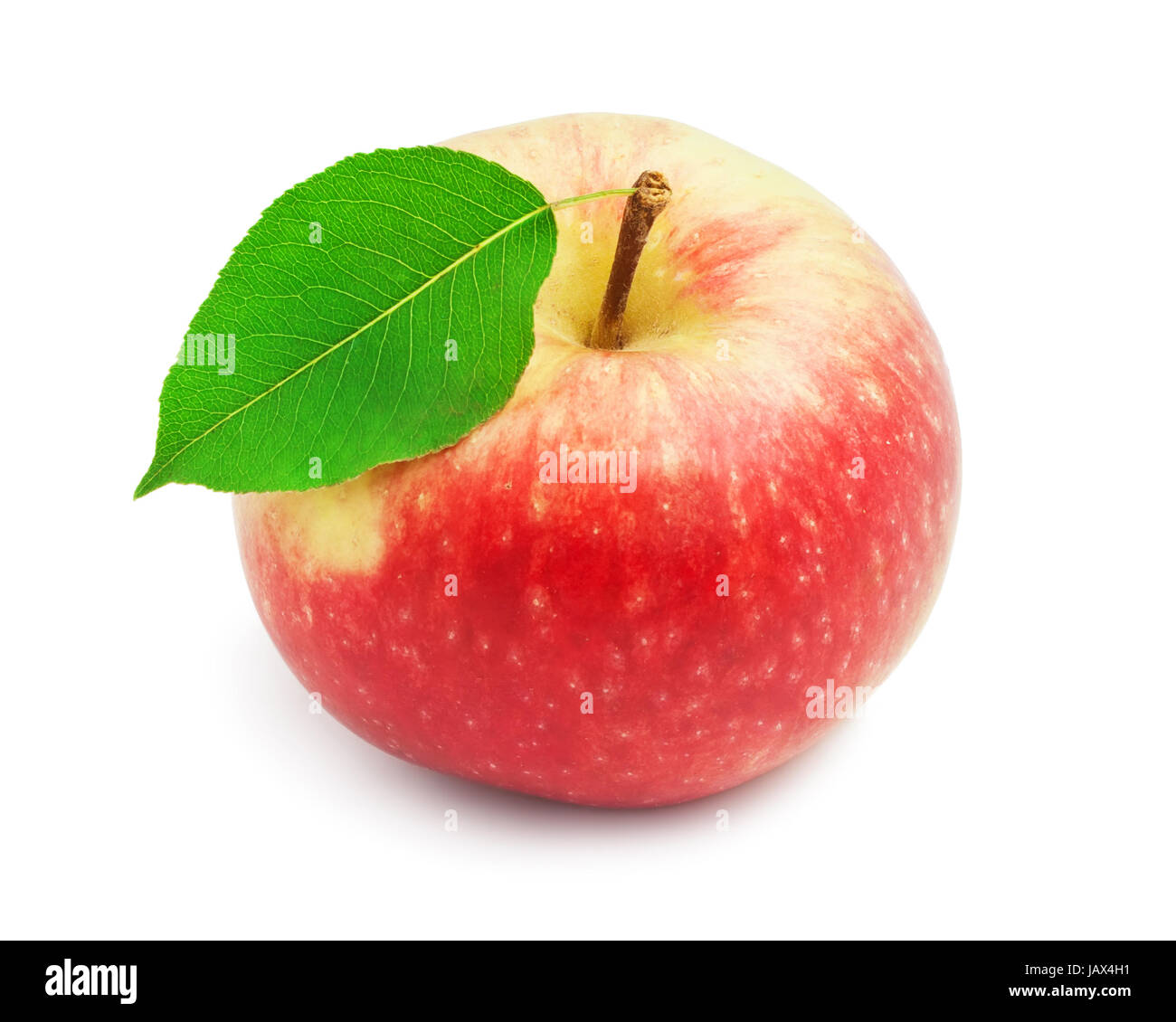 Nice fresh apple isolated on white background Stock Photo - Alamy