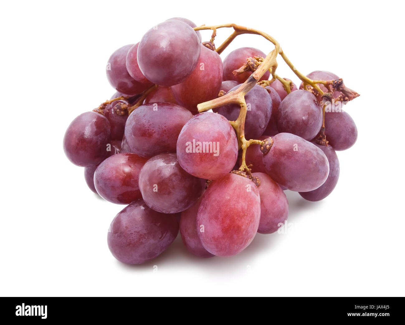 Branch of grapes isolated on white background Stock Photo - Alamy