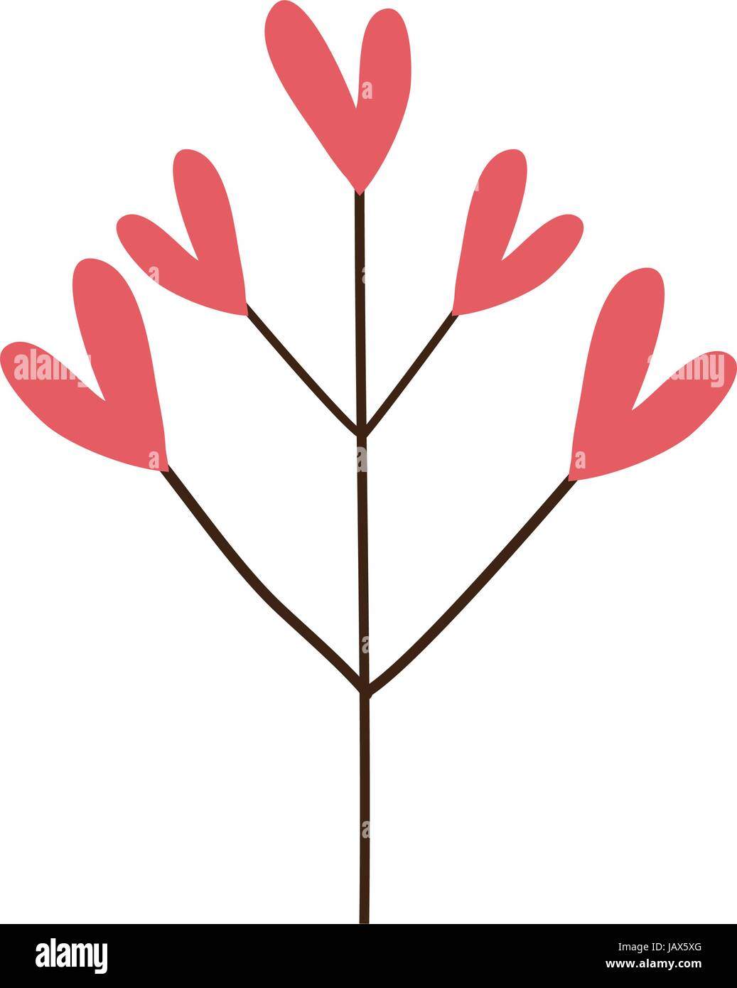 stem with leaves icon Stock Vector Image & Art - Alamy