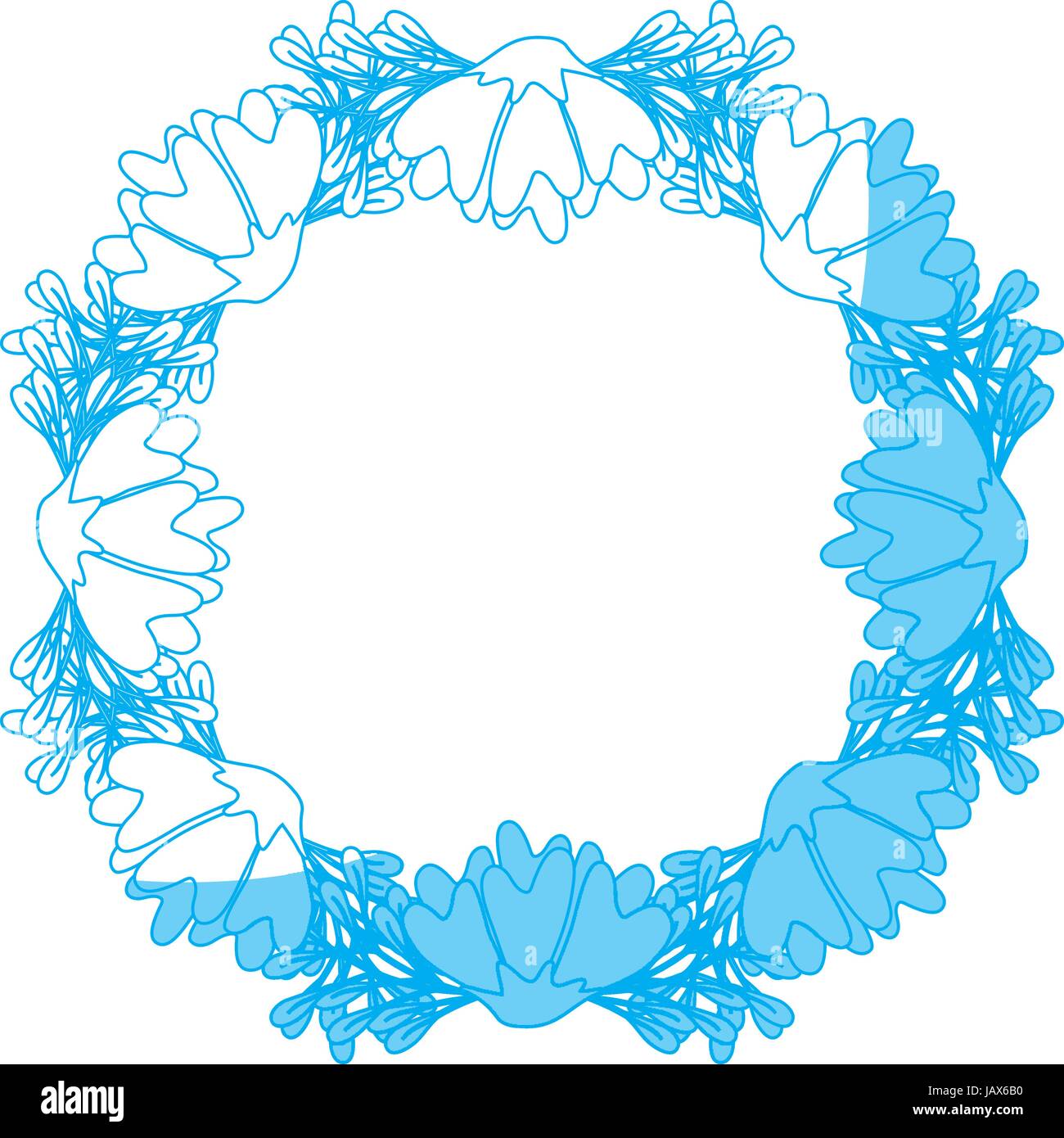 wreath of flowers icon Stock Vector Image & Art - Alamy
