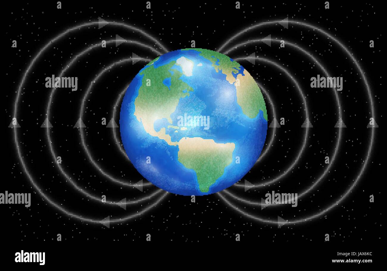 Earth magnetic field hi-res stock photography and images - Alamy