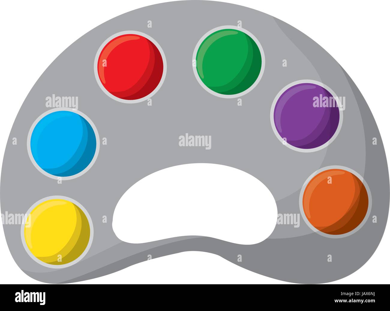 paint palette icon Stock Vector Image & Art - Alamy