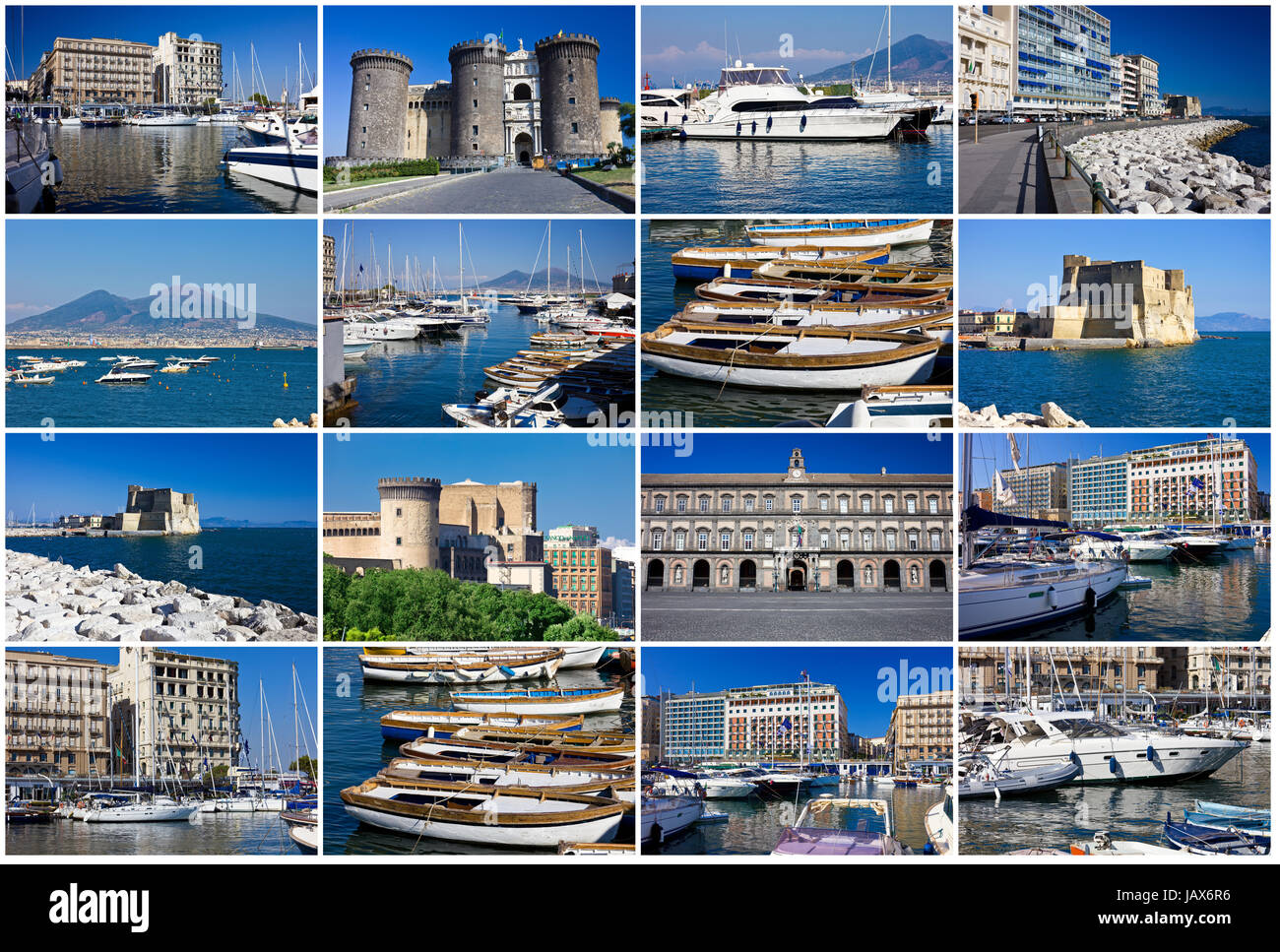 Collection of beautiful photos in Naples, Italy Stock Photo - Alamy