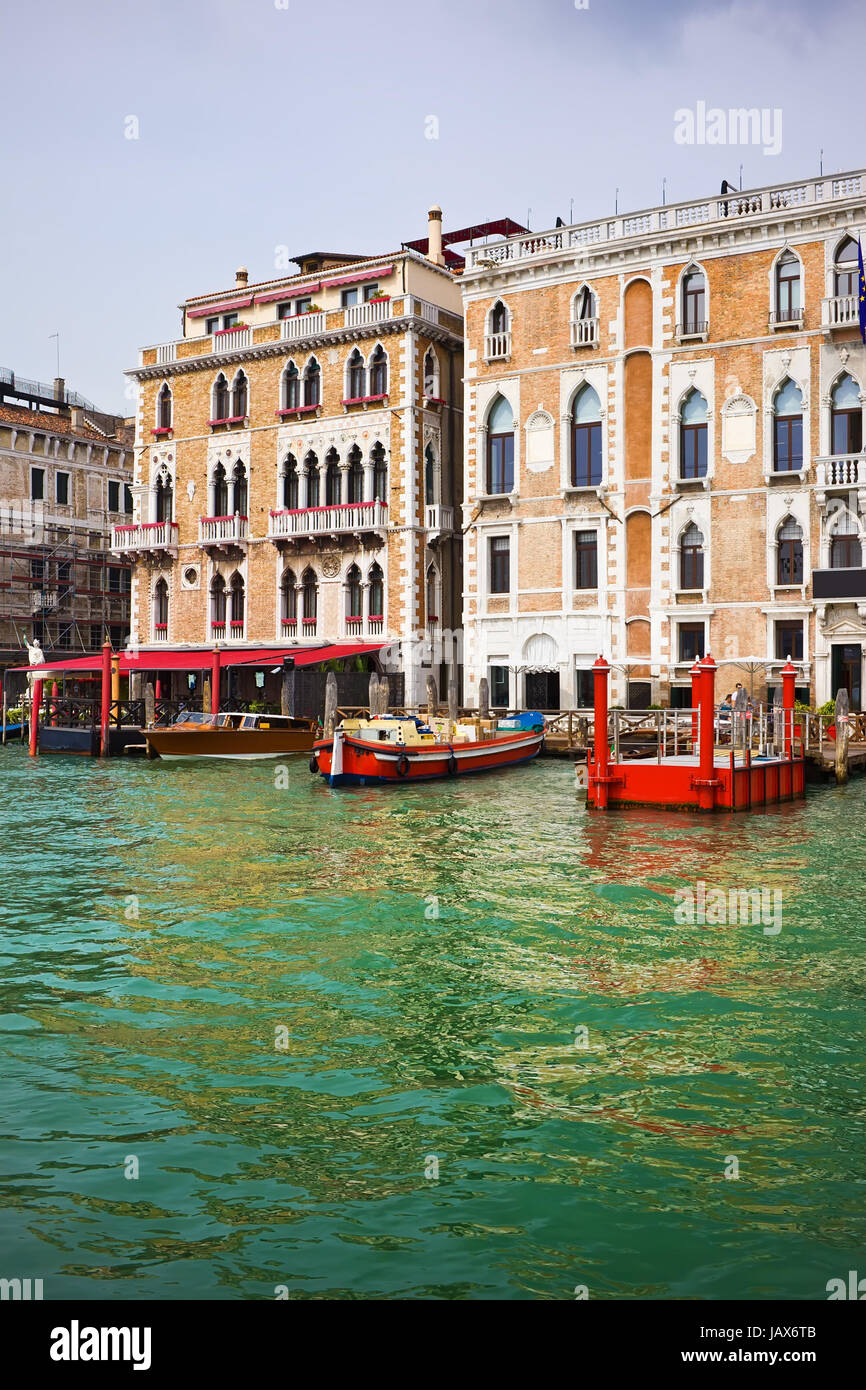 Beautiful view of famous Grand Canal in Venice, Italy Stock Photo - Alamy