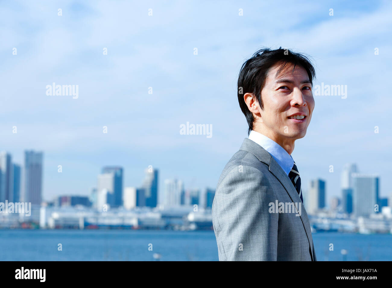 Japanese businessman downtown Tokyo, Japan Stock Photo - Alamy