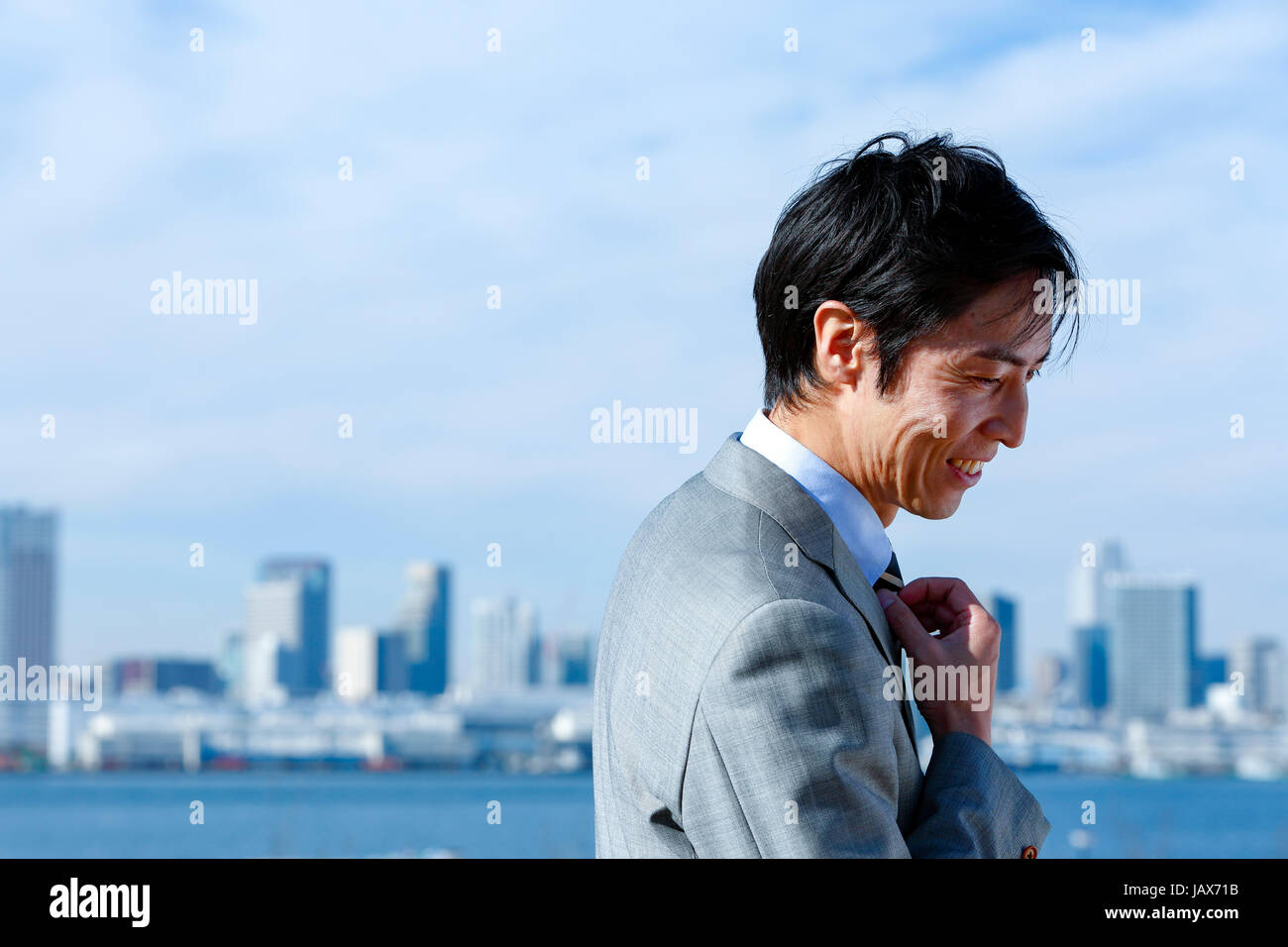 Japanese businessman downtown Tokyo, Japan Stock Photo - Alamy