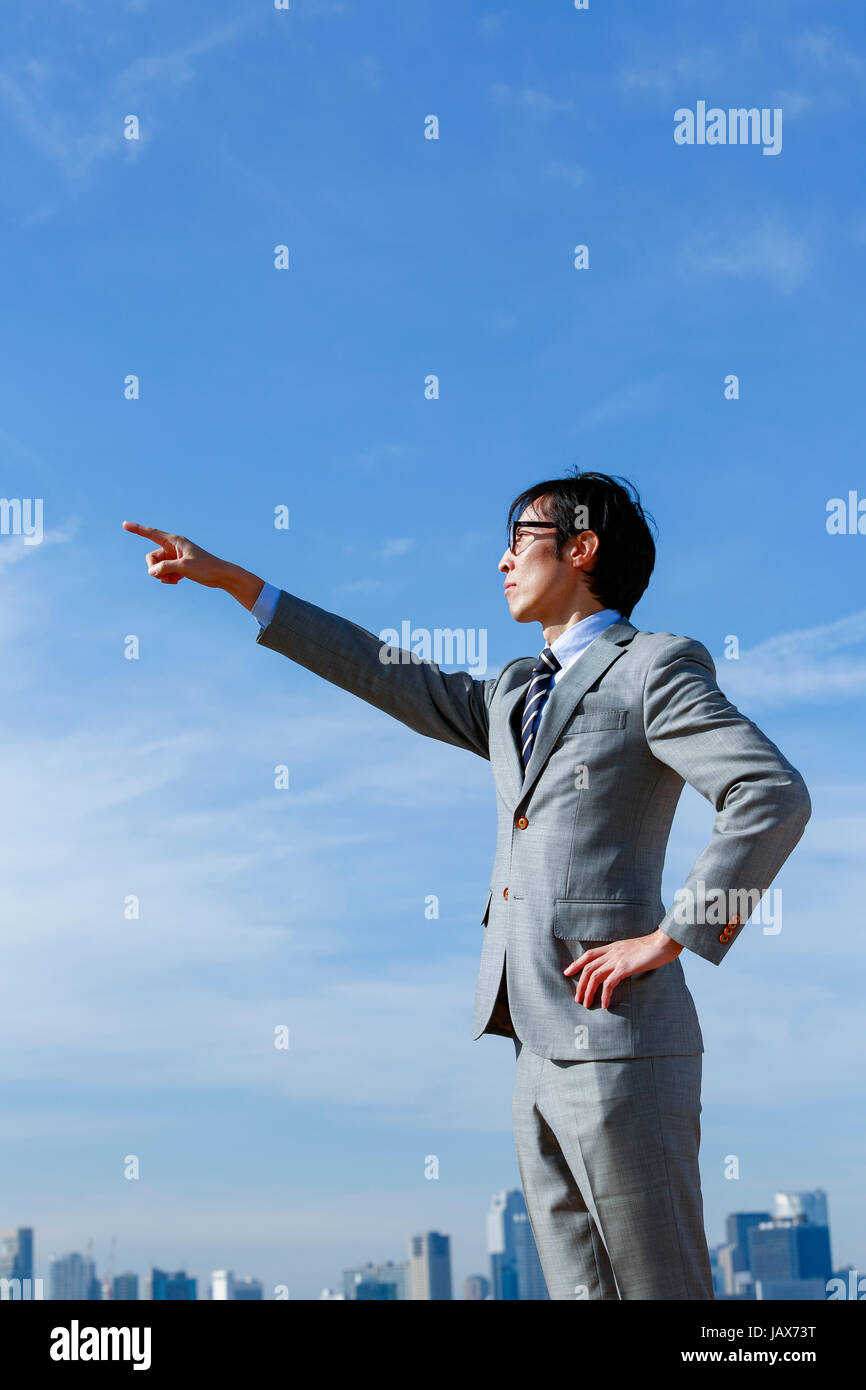 Japanese businessman downtown Tokyo, Japan Stock Photo - Alamy