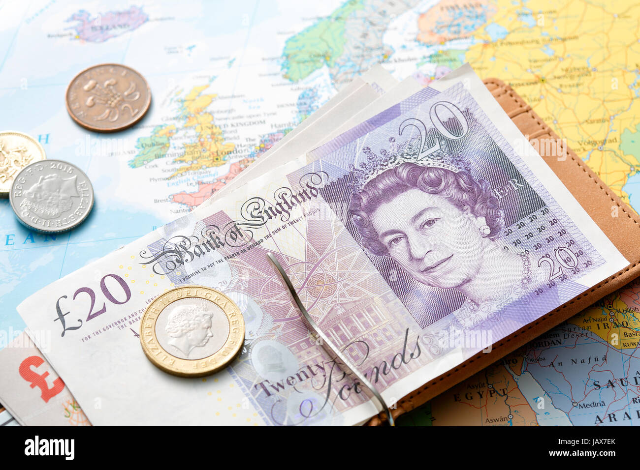 British money map hi-res stock photography and images - Alamy