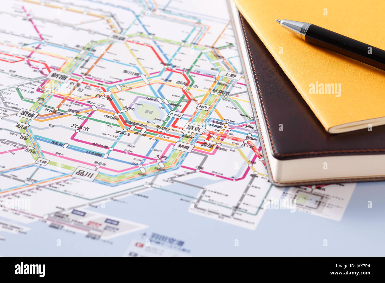 Map route business hi-res stock photography and images - Alamy