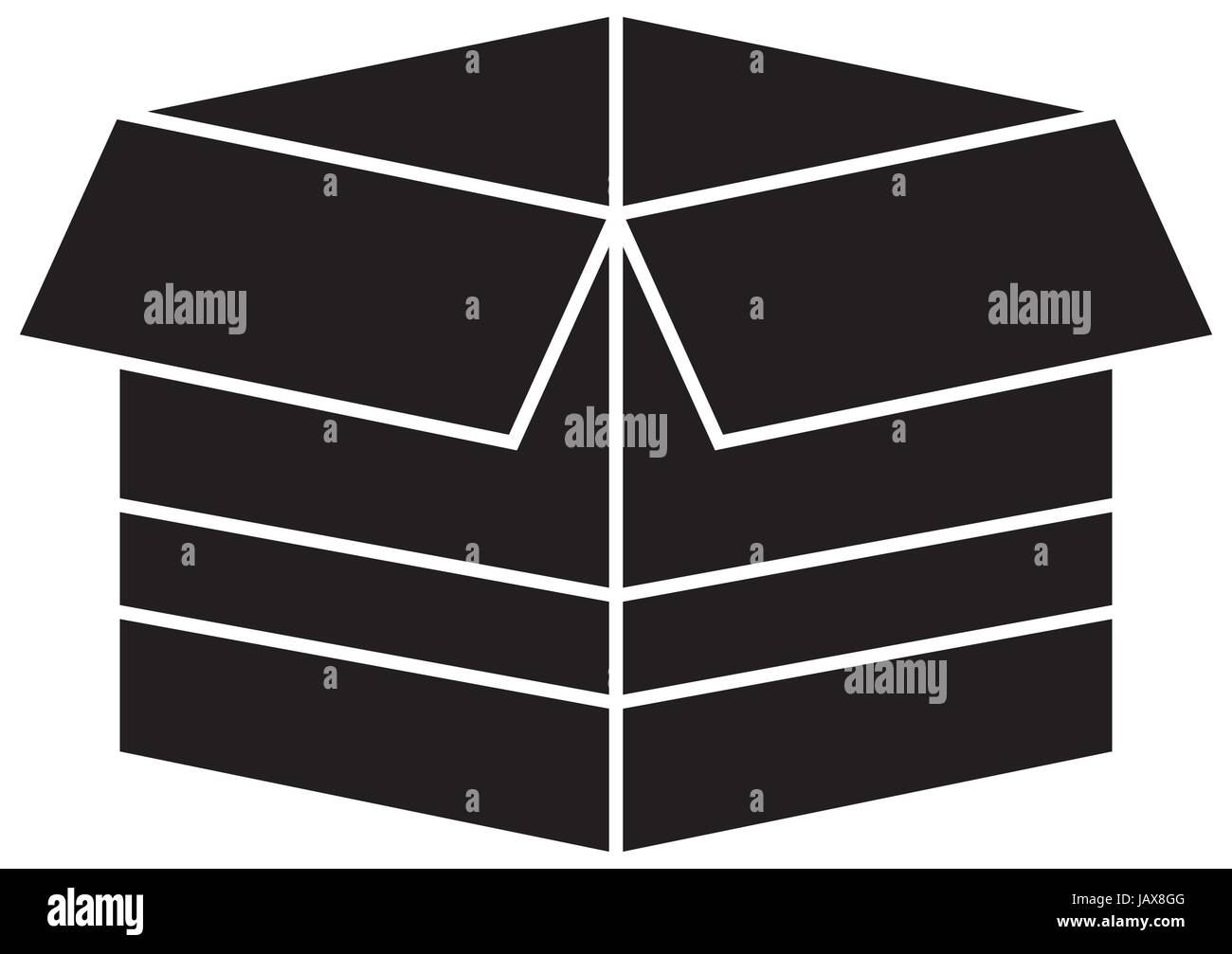 carton box icon Stock Vector Image & Art - Alamy