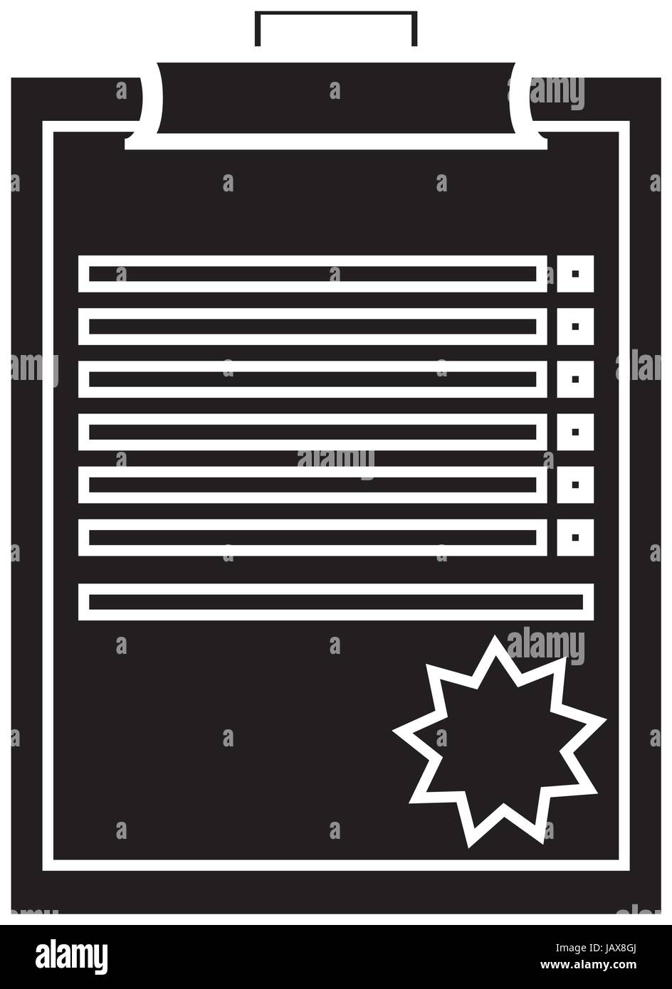 report table with checklist icon Stock Vector Image & Art - Alamy