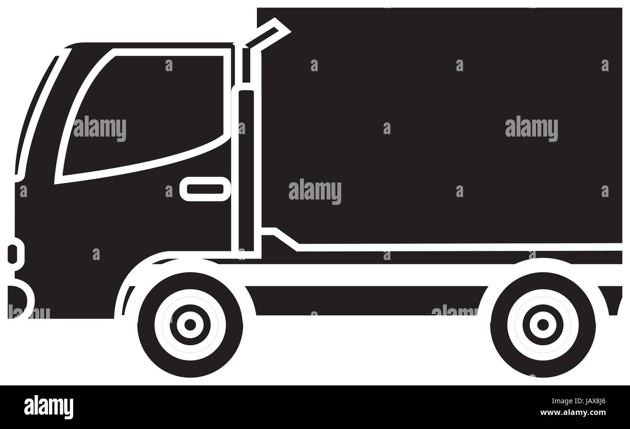 cargo truck icon Stock Vector Image & Art - Alamy