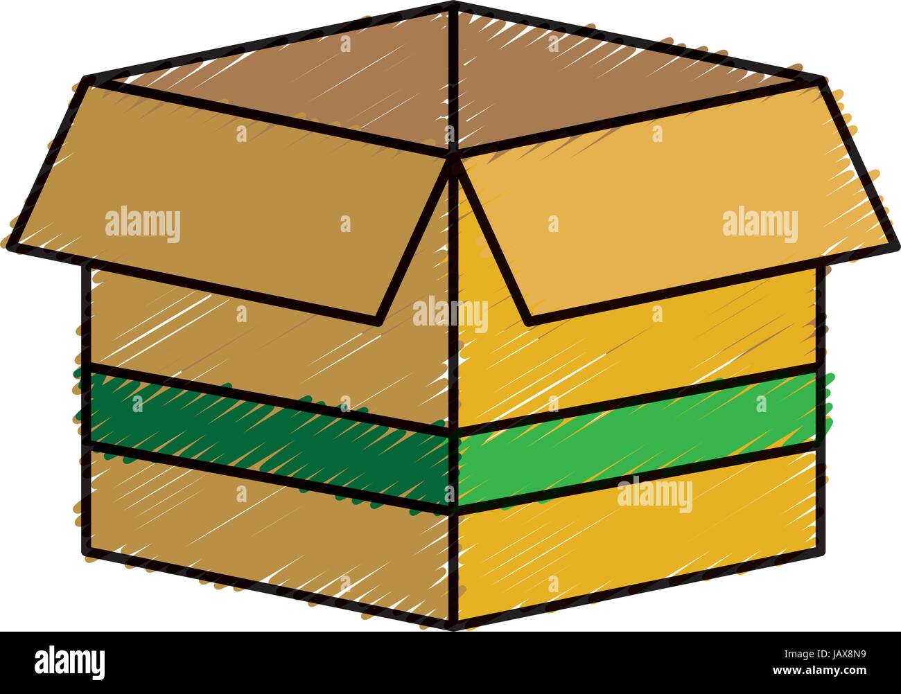 carton box icon Stock Vector Image & Art - Alamy