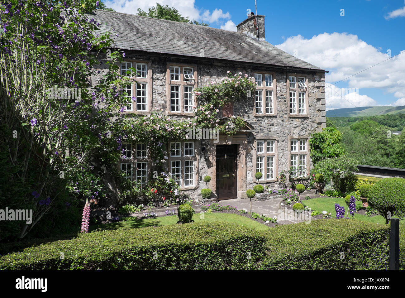 Old Manor House Grade 2 listed building Kirby Lonsdale England. June ...