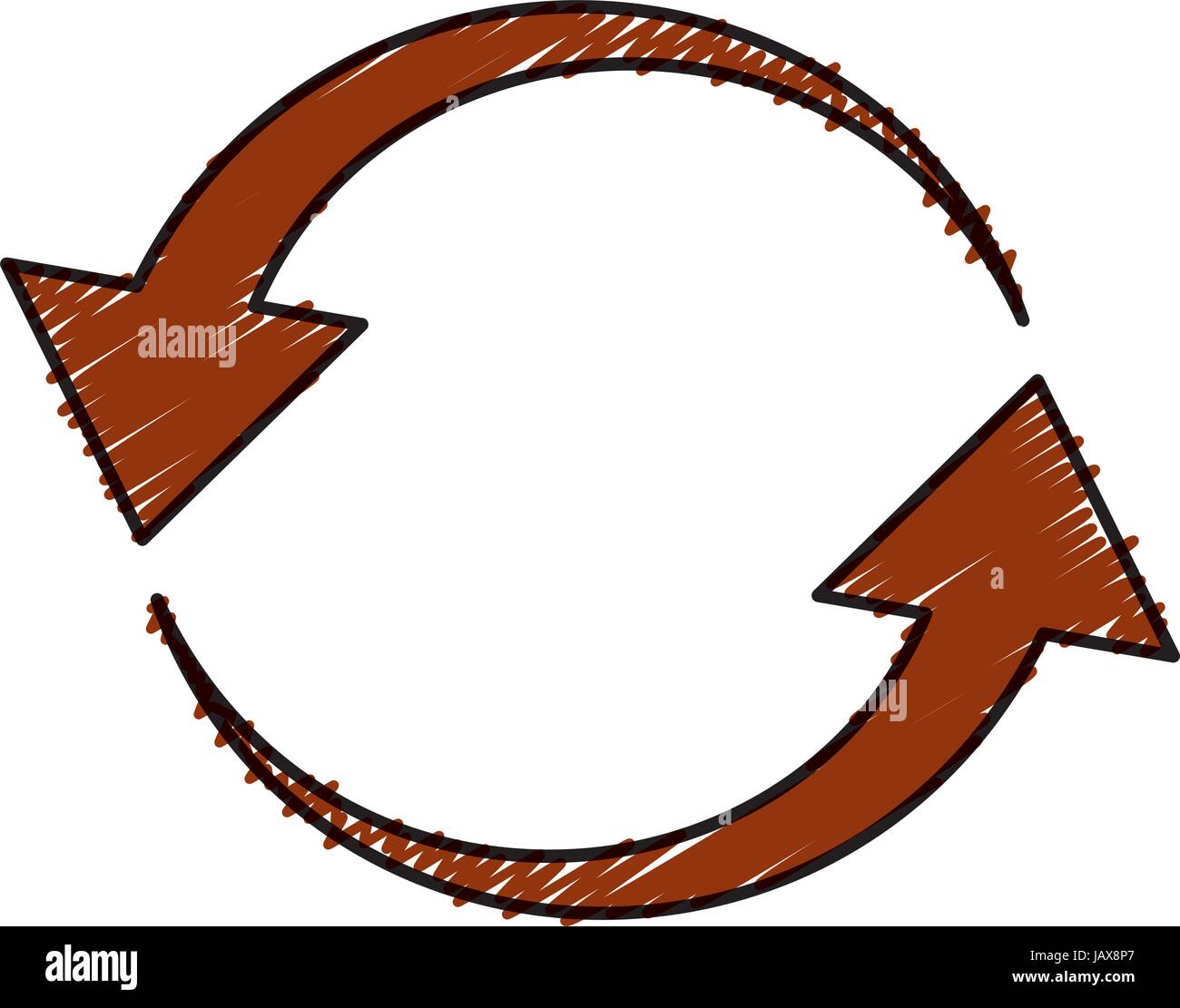 arrowa in circle shape icon Stock Vector Image & Art - Alamy