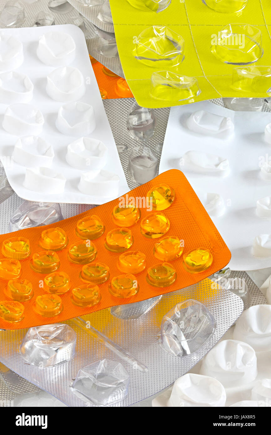 Empty medicine boxes blisters hi-res stock photography and images - Alamy