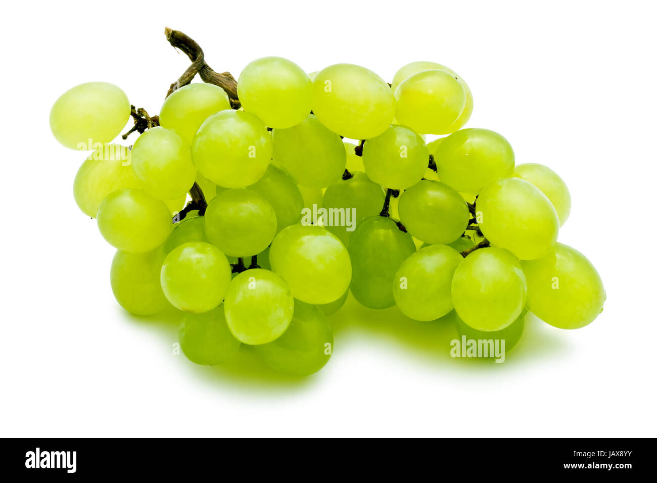 Branch of grapes isolated on white background Stock Photo - Alamy
