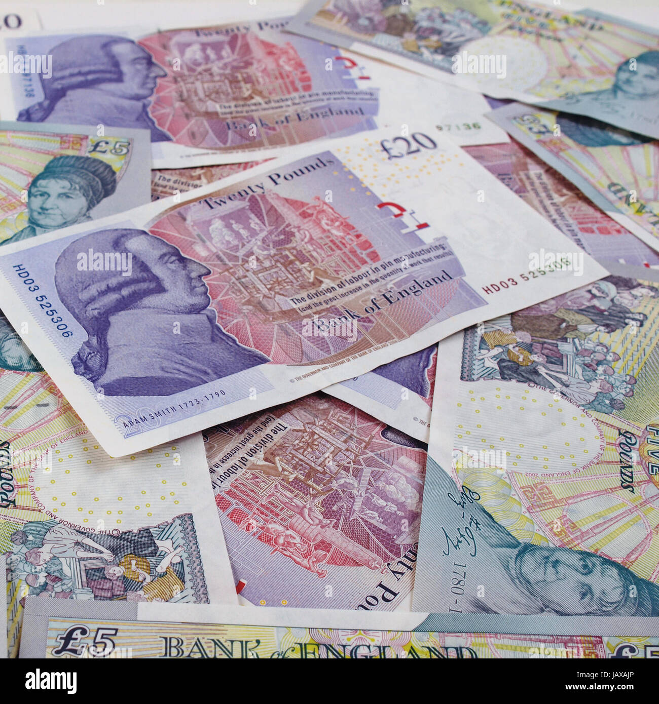 Pound banknote (currency of the United Kingdom Stock Photo - Alamy