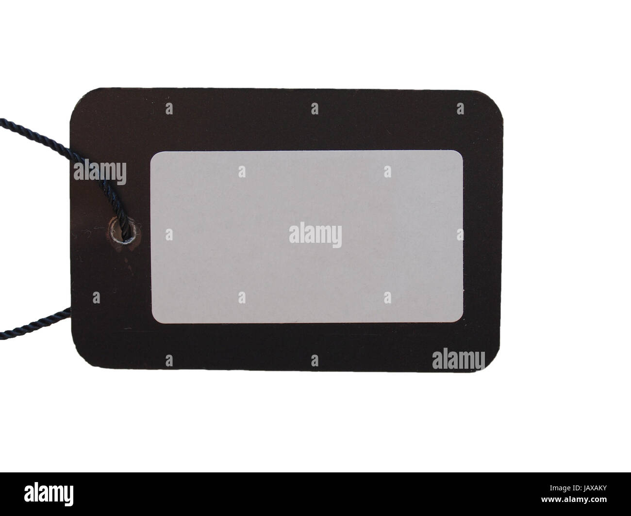 A paper tag or label or sticker isolated over white background Stock ...