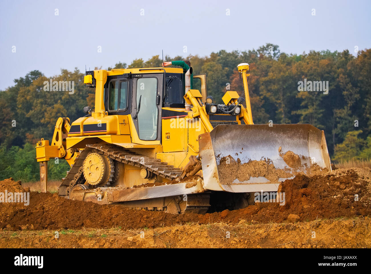 bulldozer at work Stock Photo - Alamy