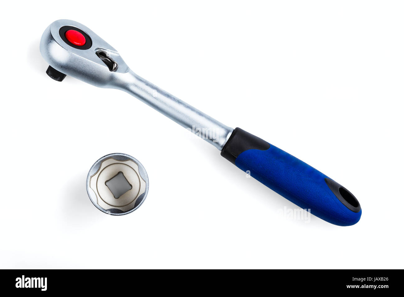 socket wrench isolated on white background Stock Photo - Alamy