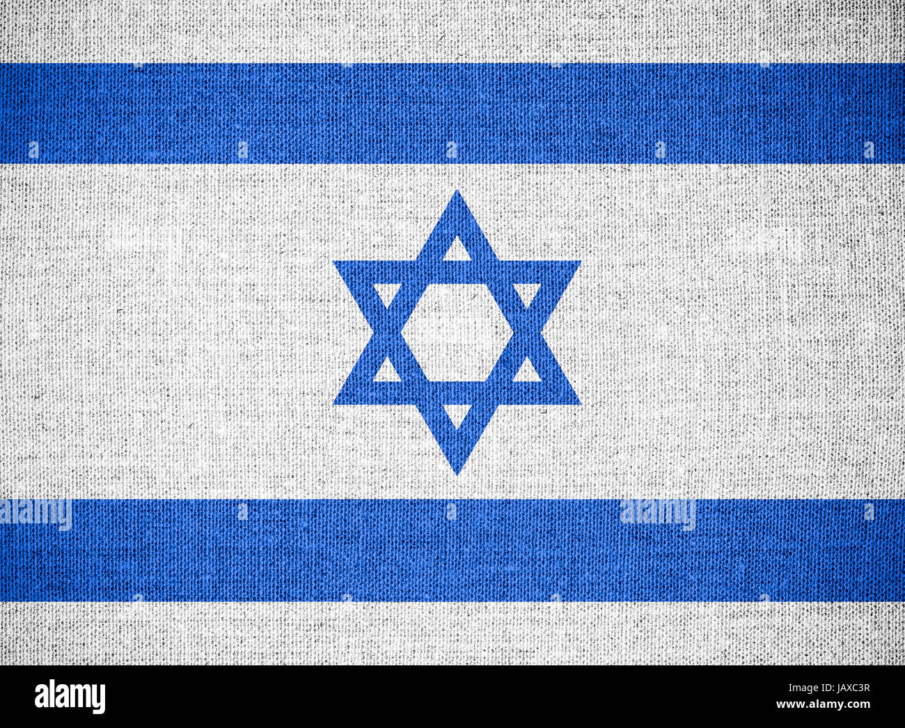 flag of Israel or Israeli banner on canvas background Stock Photo - Alamy